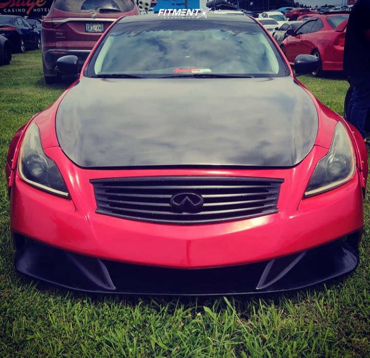 2009 INFINITI G37 X with 19x11 Aodhan Ds02 and Arroyo 275x35 on Air ...