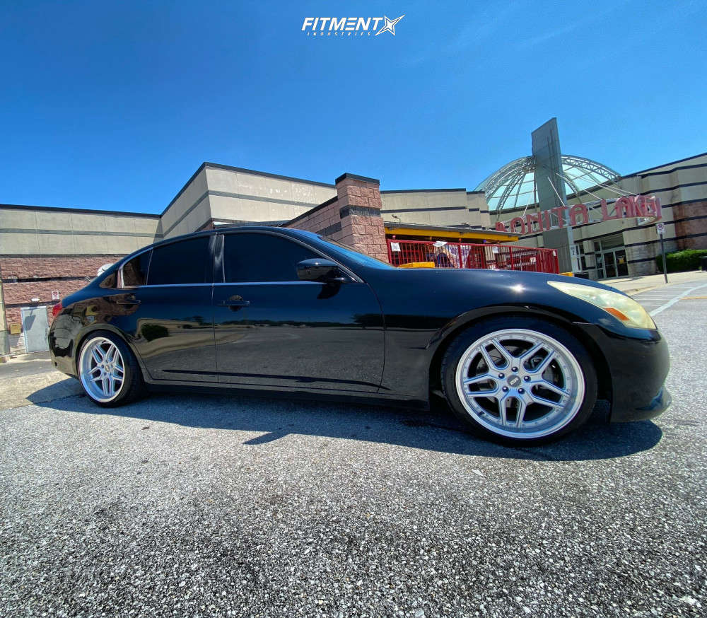 2010 INFINITI G37 Journey with 19x9.5 ESR Cs15 and Ohtsu 245x35 on ...