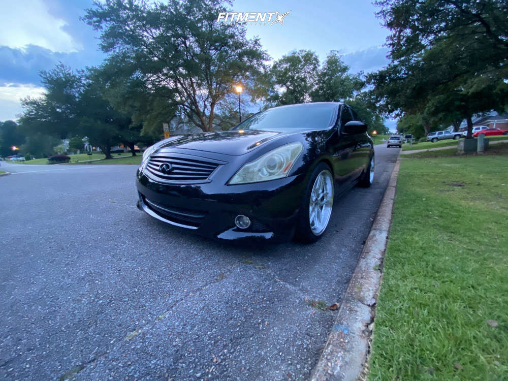2010 INFINITI G37 Journey with 19x9.5 ESR Cs15 and Ohtsu 245x35 on ...
