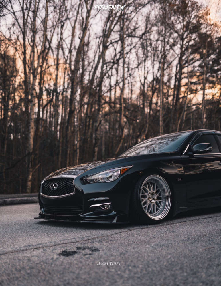 2015 INFINITI Q50 Base with 19x11 Aodhan Ah02 and Venom Power 235x35 on ...
