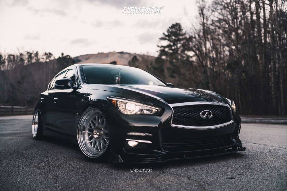 2015 INFINITI Q50 Base with 19x11 Aodhan Ah02 and Venom Power 235x35 on ...