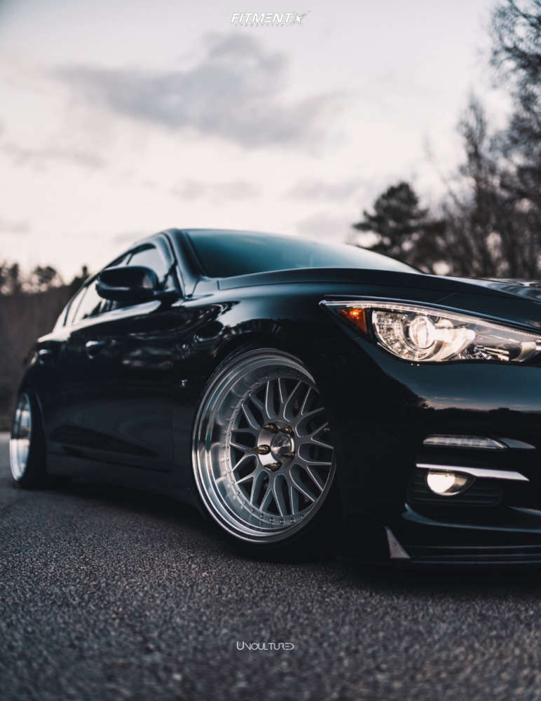 2015 INFINITI Q50 Base with 19x11 Aodhan Ah02 and Venom Power 235x35 on ...