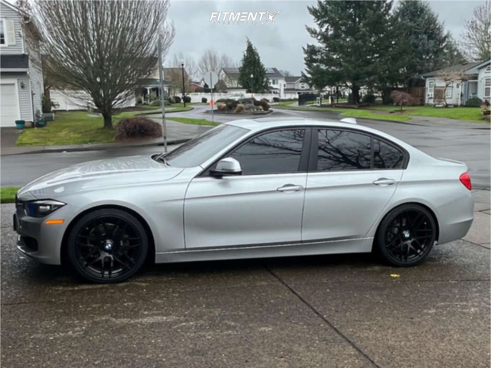 2015 BMW 328i Base with 19x8.5 Curva C300 and Delinte 245x45 on ...