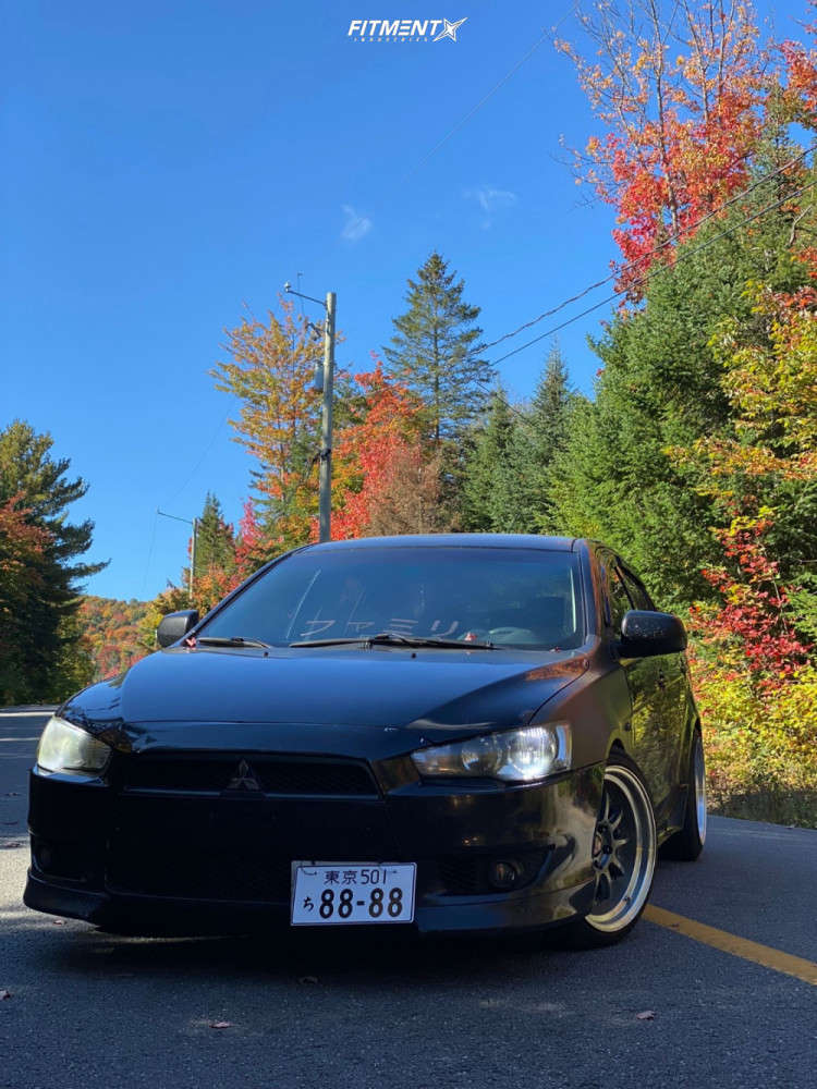 2009 Mitsubishi Lancer ES with 18x9 Phat Fux Baller and Powertrac ...