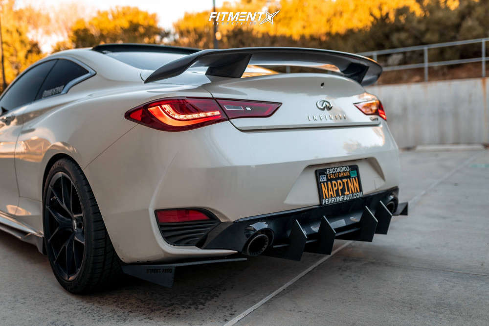 2019 INFINITI Q60 Red Sport 400 with 19x9.5 ESR Forged Rf2 and ...