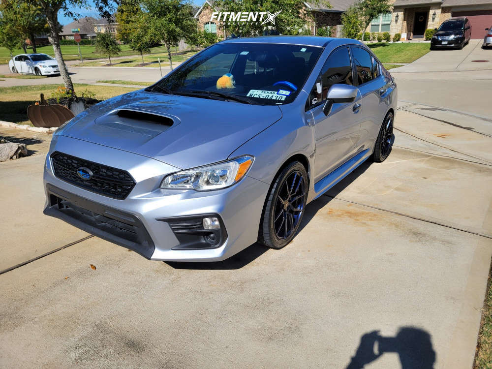 2019 Subaru WRX Base with 18x8.5 Option Lab R716 and Nitto 265x35 on ...