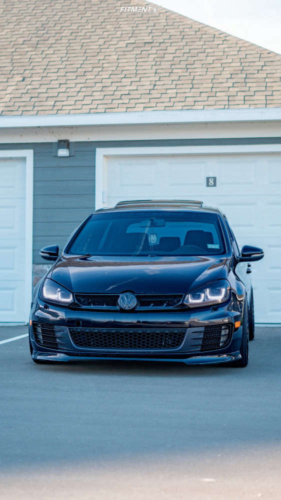 2013 Volkswagen GTI Base with 18x8.5 Rotiform Las-r and Hankook 225x40 ...