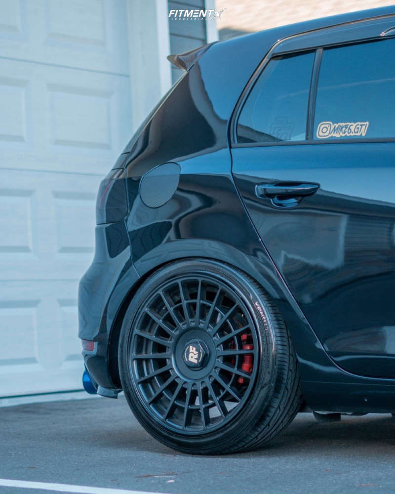 2013 Volkswagen GTI Base with 18x8.5 Rotiform Las-r and Hankook 225x40 ...