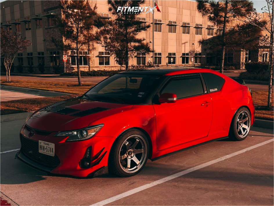 2014 Scion TC Base with 18x9.5 AVID1 AV6 and Federal 235x45 on ...