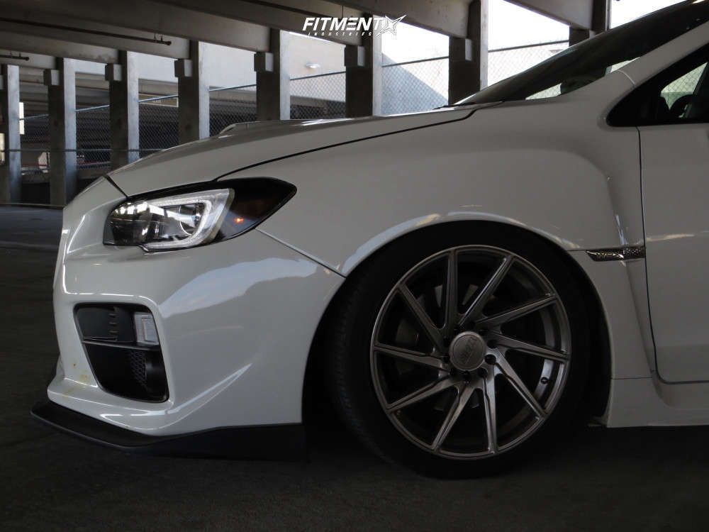 2015 Subaru WRX Limited with 18x8.5 F1R F29 and Hankook 235x40 on ...