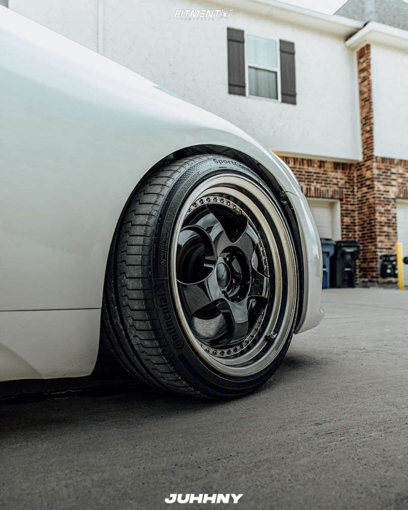 2013 INFINITI G37 Sport with 19x9.5 Varrstoen Es6 and Continental ...