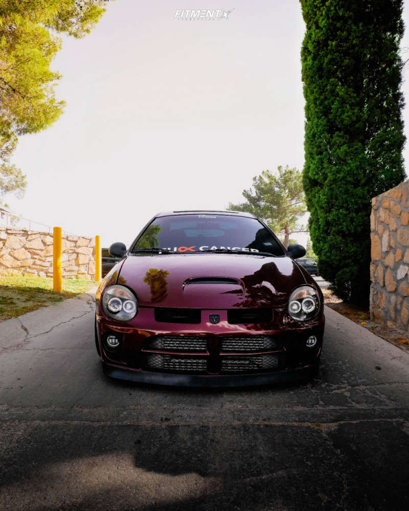 2005 Dodge Neon SRT-4 with 18x8.5 ESR Cs8 and Black Hawk 215x30 on Air ...