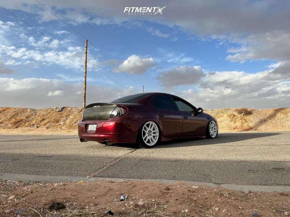 2005 Dodge Neon SRT-4 with 18x8.5 ESR Cs8 and Black Hawk 215x30 on Air ...