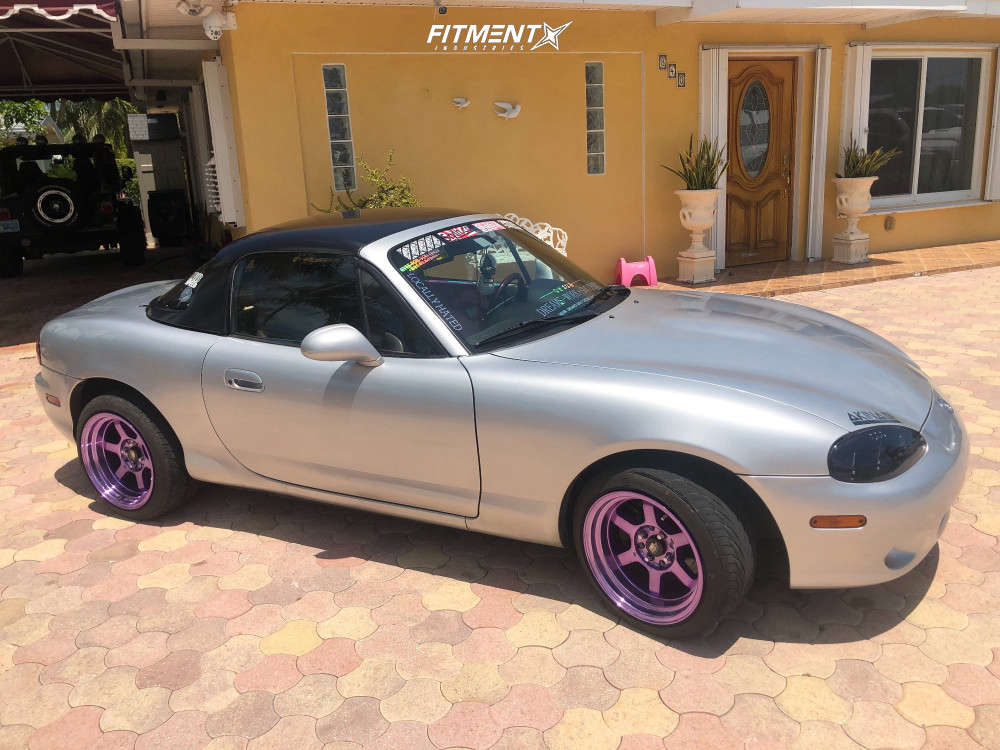 2001 Mazda Miata LS with 16x8.25 MST Time Attack and Falken 205x45 on ...