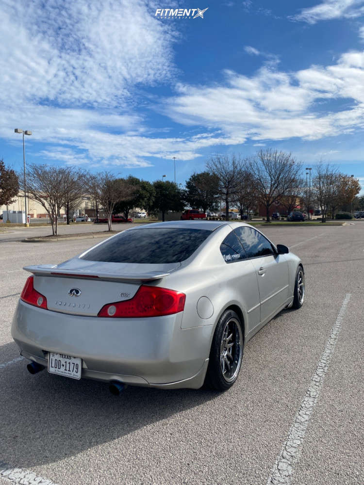 2003 INFINITI G35 Base with 18x9.5 Aodhan Ds02 and Vercelli 245x40 on ...