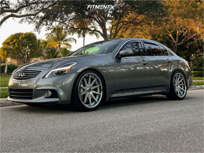 2011 INFINITI G37 Sport with 20x9 Rohana Rc10 and Hankook 255x35 on ...