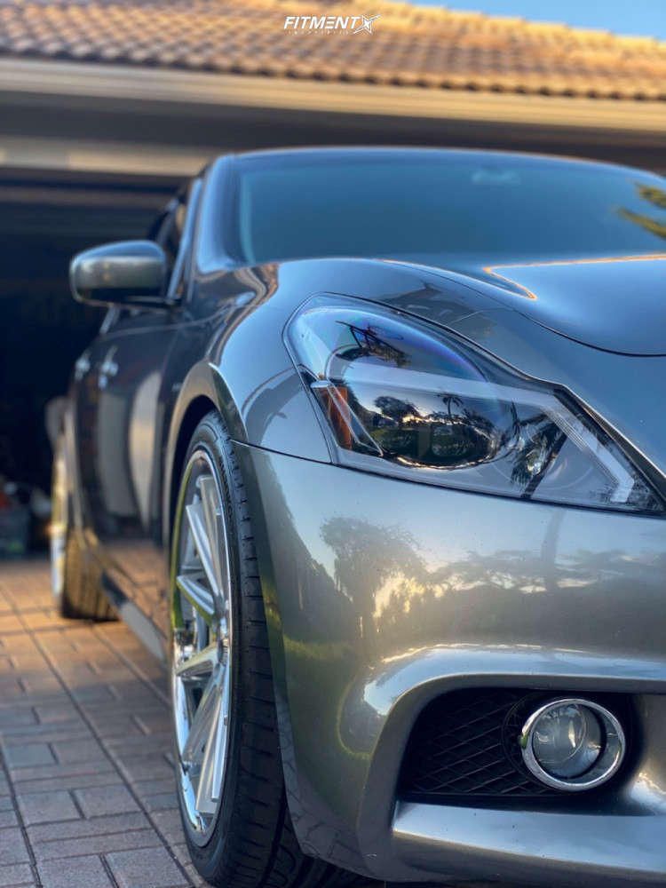2011 INFINITI G37 Sport with 20x9 Rohana Rc10 and Hankook 255x35 on ...