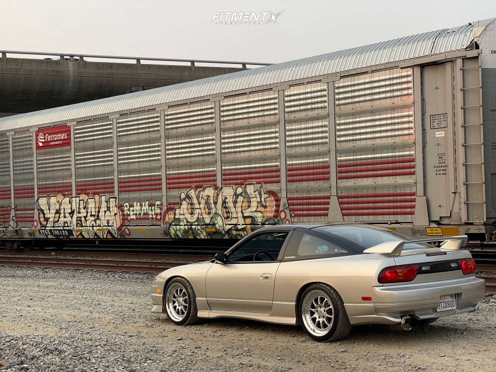 1992 Nissan 240SX Base with 17x9 Blitz Type 01 and Valino 235x40 on ...