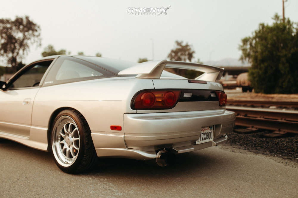 1992 Nissan 240SX Base with 17x9 Blitz Type 01 and Valino 235x40 on ...