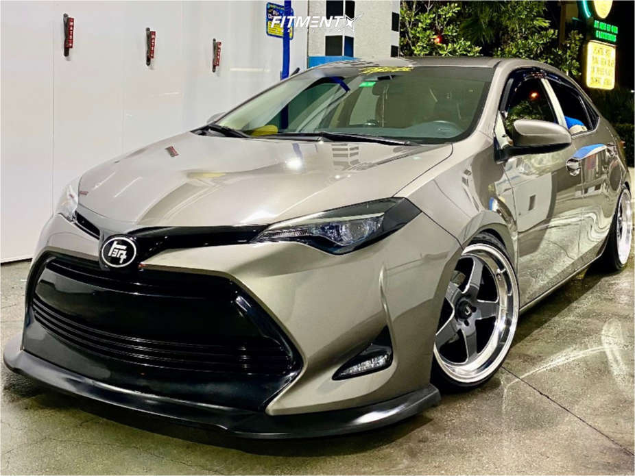 2019 Toyota Corolla LE with 18x9 Cosmis Racing Xt-005r and Westlake ...