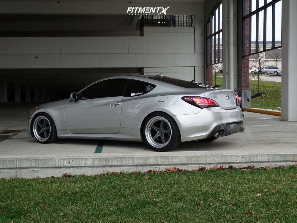 2013 Hyundai Genesis Coupe 2.0T with 19x9.5 ESR Cs5 and Continental ...