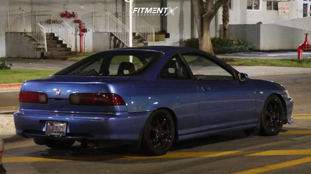 2001 Acura Integra GS-R with 16x7 Volk Te37 and Hankook 205x45 on ...