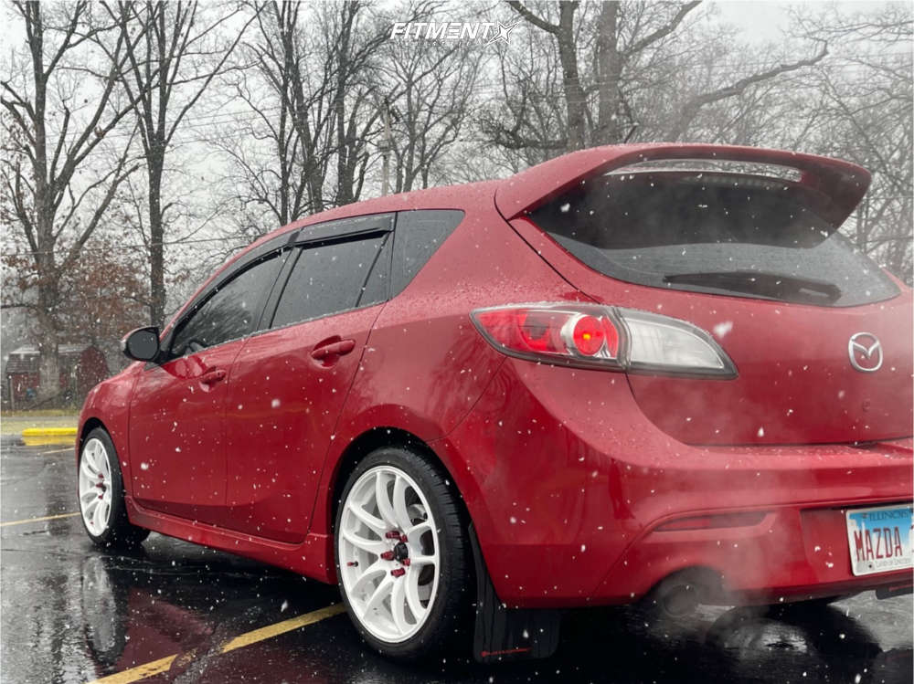 2012 Mazda 3 Mazdaspeed with 18x8.5 Vors Tr4 and Nankang 225x40 on ...
