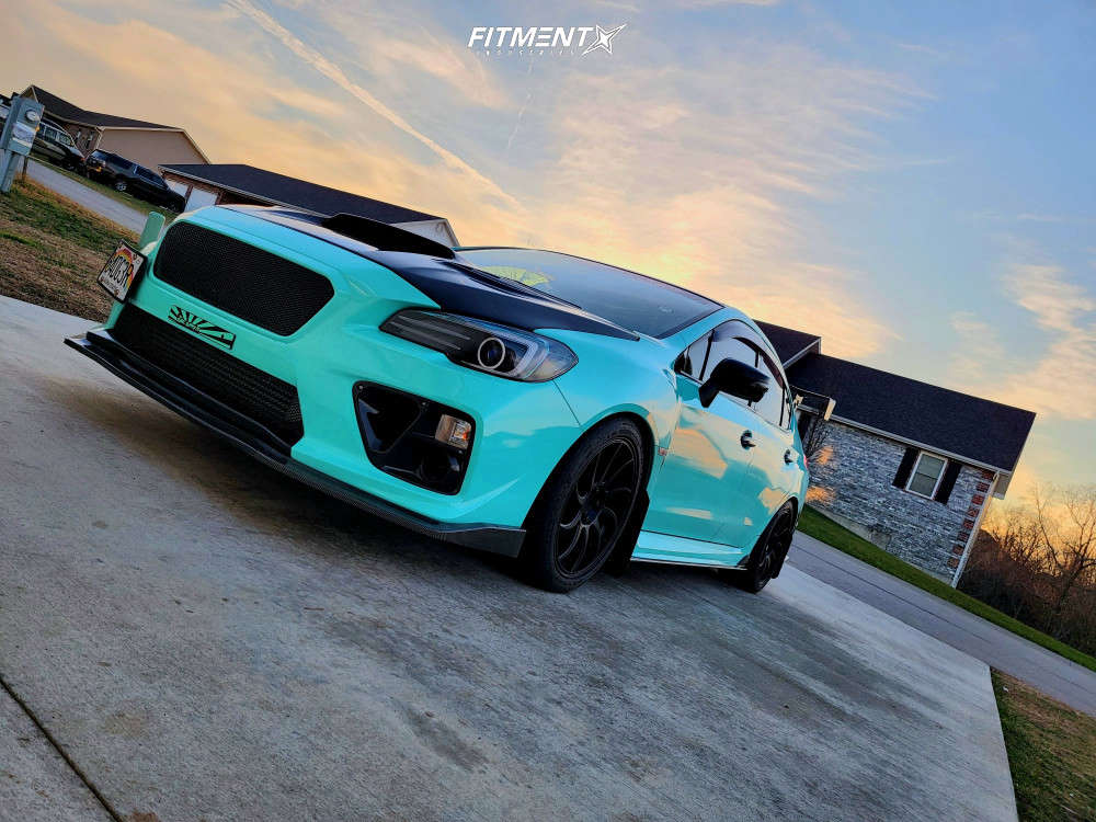 2017 Subaru WRX STI Limited with 18x8.5 Anovia Night and Michelin ...