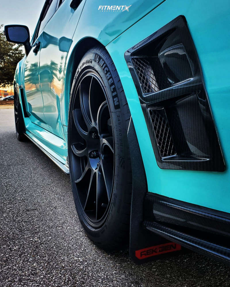 2017 Subaru WRX STI Limited with 18x8.5 Anovia Night and Michelin ...