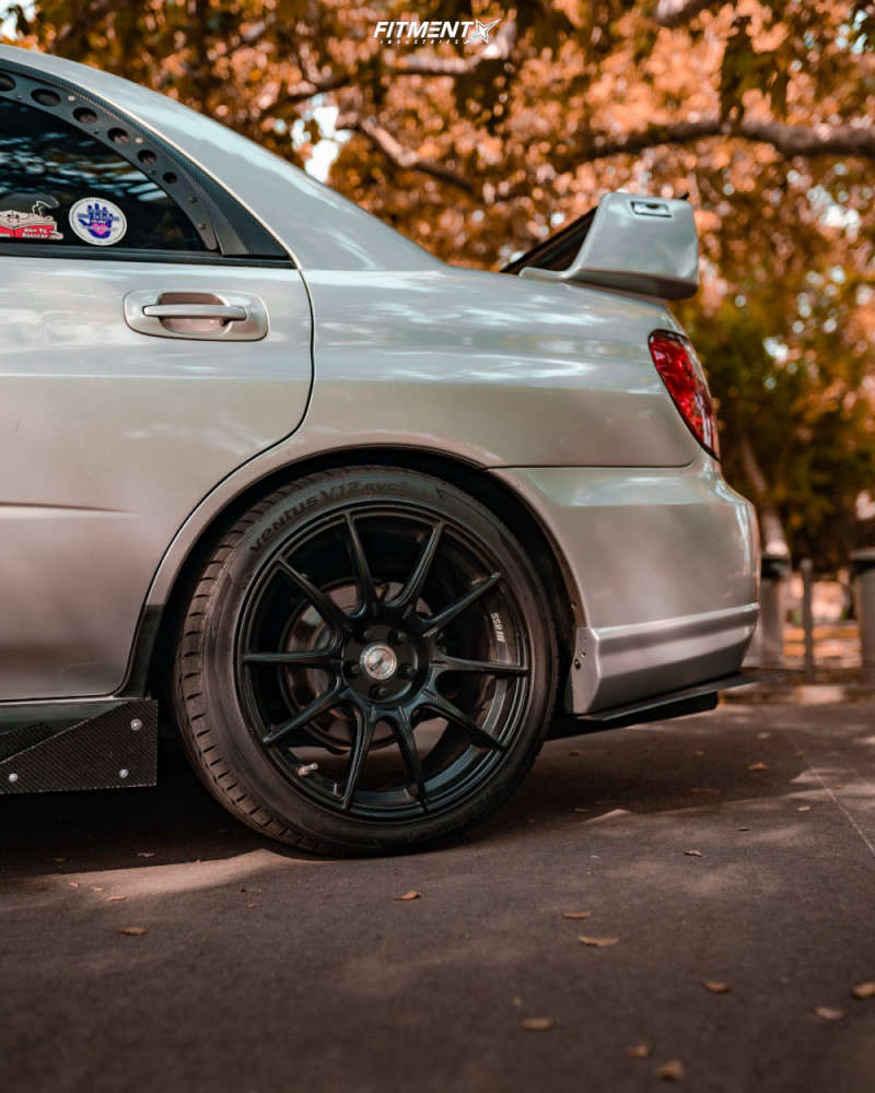 2004 Subaru Impreza WRX with 18x8.5 SSR Gtx01 and Hankook 235x40 on ...
