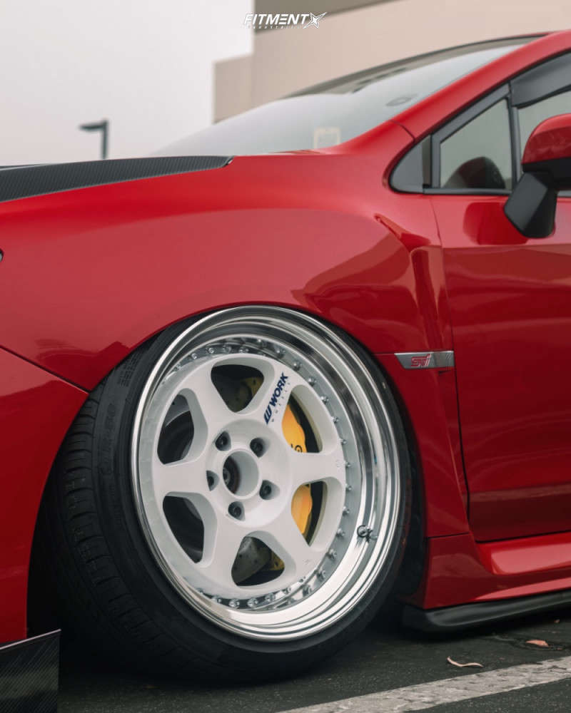 2019 Subaru WRX STI Base with 18x10 Work Meister L1 3p and Accelera ...