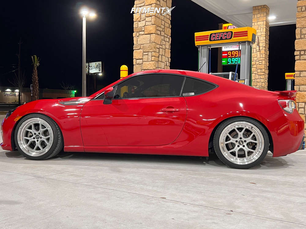 2014 Subaru BRZ Limited with 18x9.5 ESR Cs2 and Bridgestone 245x35 on ...