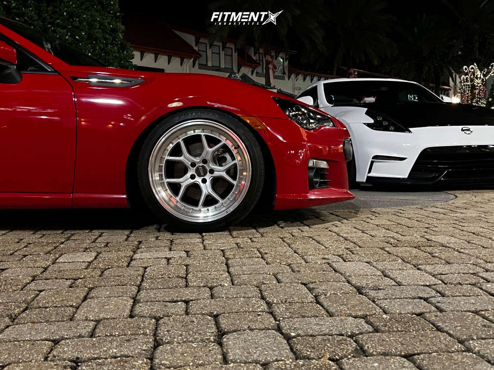 2014 Subaru BRZ Limited with 18x9.5 ESR Cs2 and Bridgestone 245x35 on ...