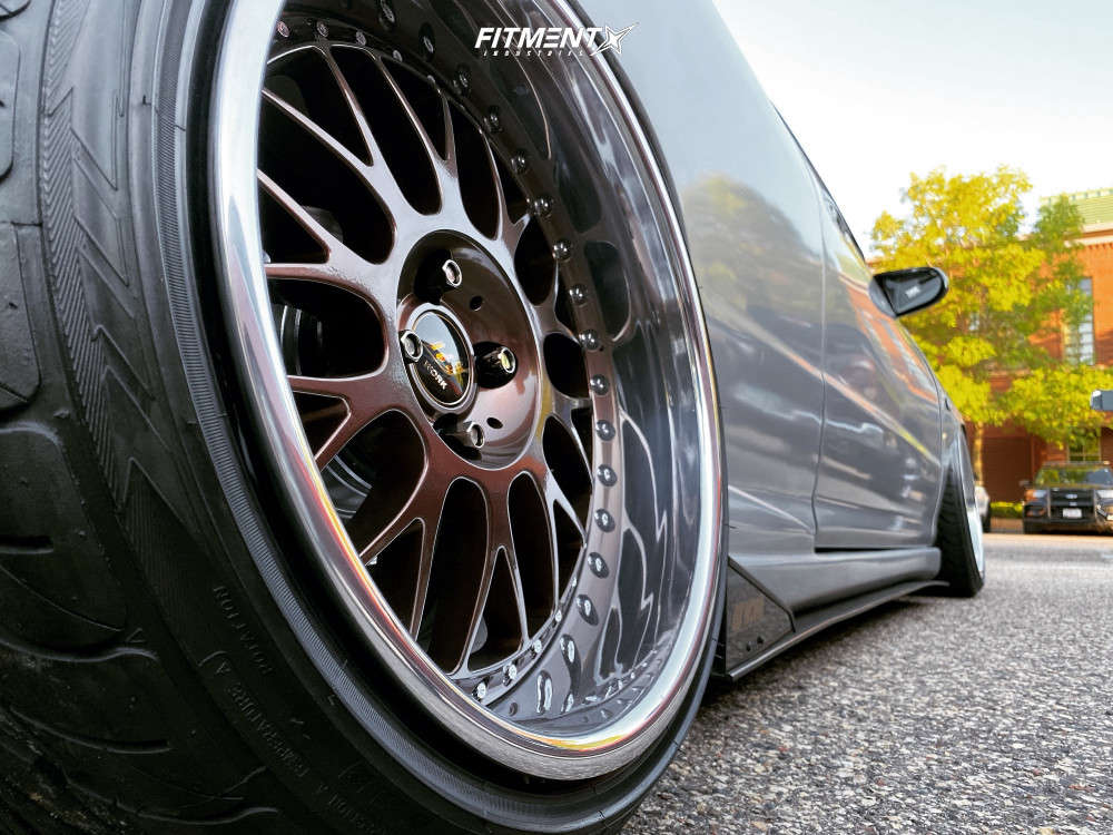 1999 Acura Integra LS with 17x8.5 Work Vs Xx and Federal 205x40 on Air ...