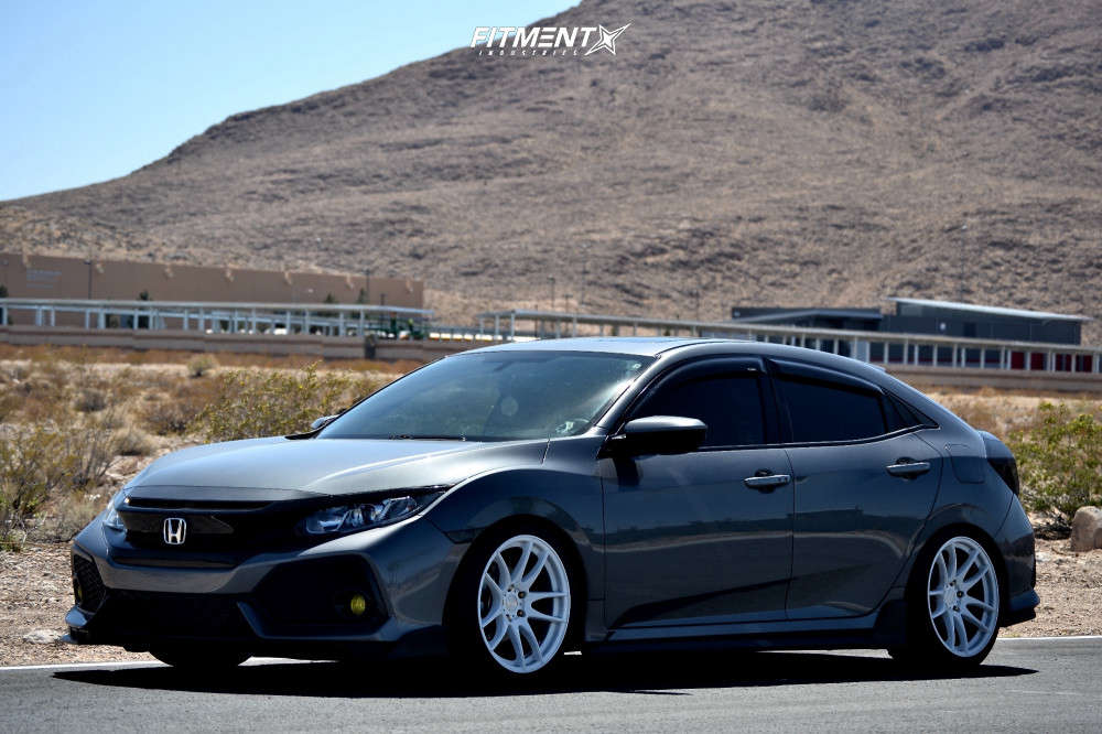 2017 Honda Civic EX with 18x9.5 AVID1 AV32 and Nankang 235x40 on ...