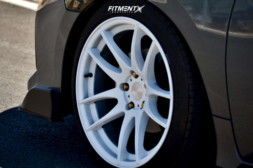 2017 Honda Civic EX with 18x9.5 AVID1 AV32 and Nankang 235x40 on ...