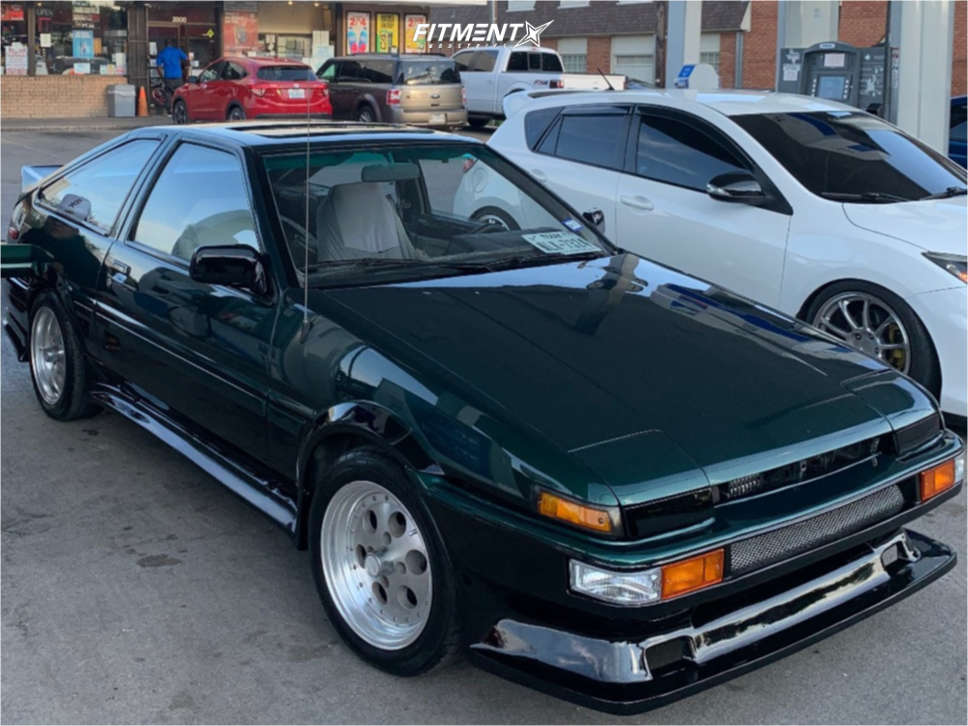 1985 Toyota Corolla DLX with 15x7 Enkei Phone Dial and Nankang 195x55 ...