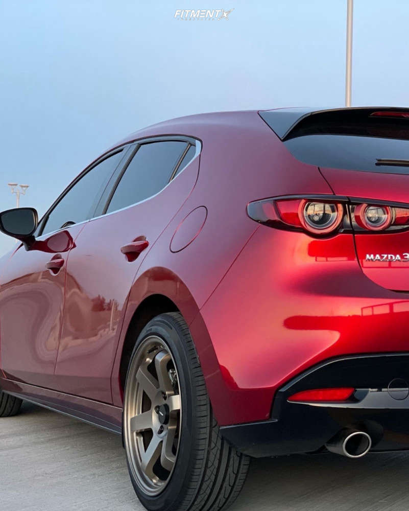 2020 Mazda 3 Base with 18x8.5 AVID1 AV6 and Hankook 215x45 on Stock ...