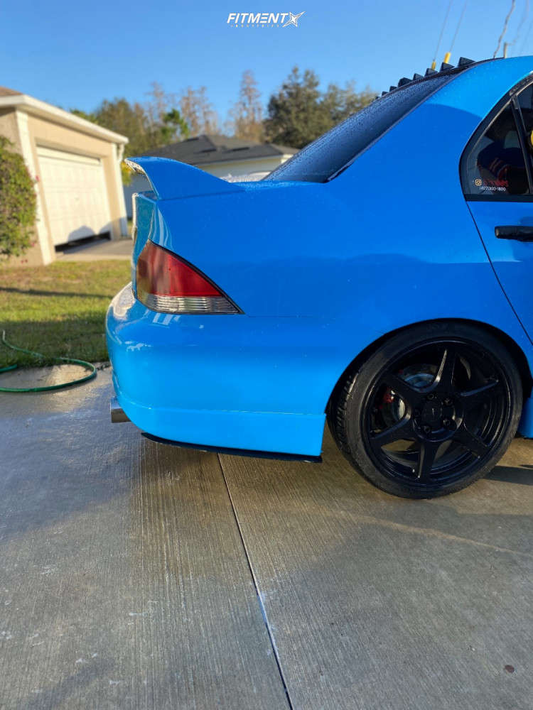 2004 Mitsubishi Lancer Ralliart with 17x8 Enkei MN100350 and Kumho ...