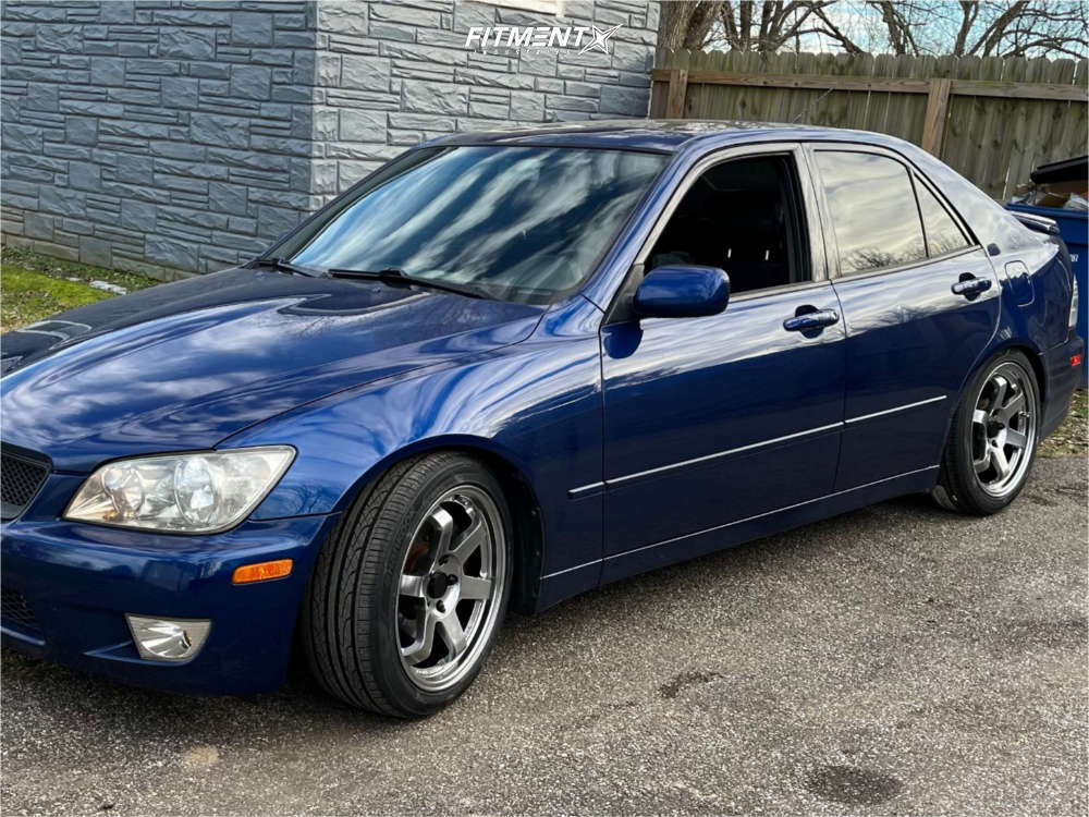 2001 Lexus IS300 Base with 17x8 AVID1 AV6 and Hankook 215x45 on ...