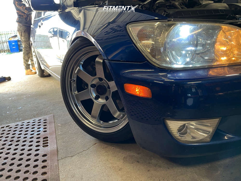 2001 Lexus IS300 Base with 17x8 AVID1 AV6 and Hankook 215x45 on ...