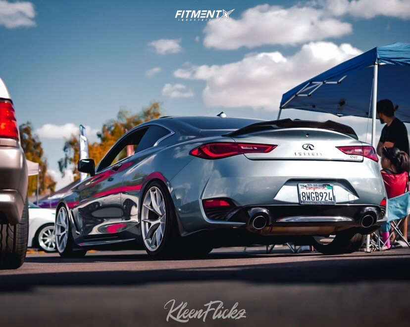 2017 INFINITI Q60 Premium with 19x9.5 ESR Rf2 and Goodyear 235x40 on ...