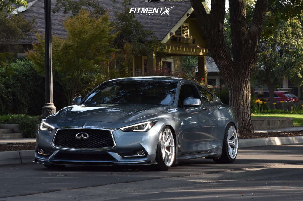 2017 INFINITI Q60 Premium with 19x9.5 ESR Rf2 and Goodyear 235x40 on ...