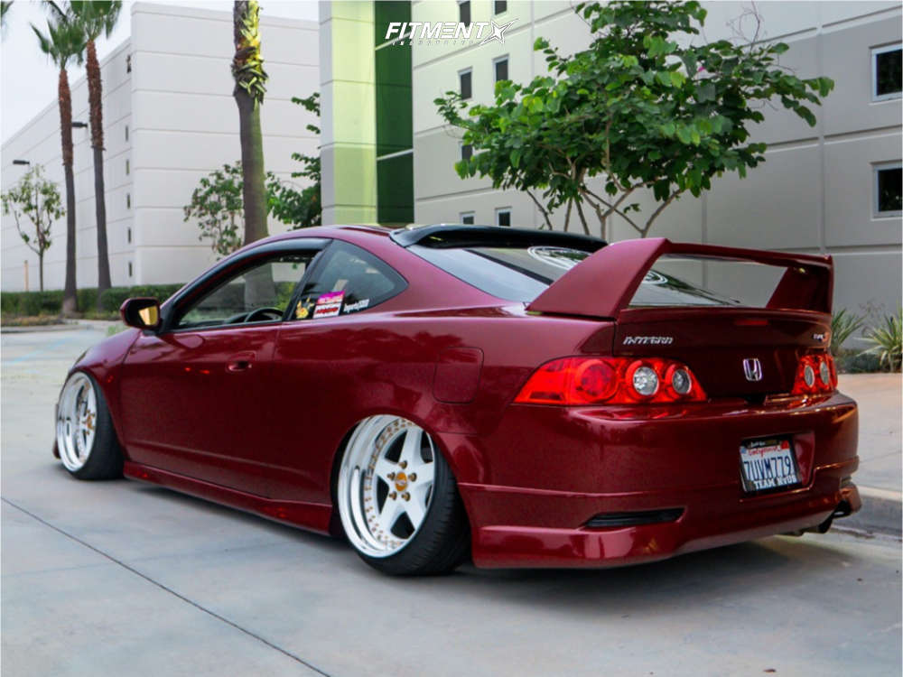 2006 Acura RSX Type-S with 18x9.5 Work Equip E05 and Delinte 215x35 on ...