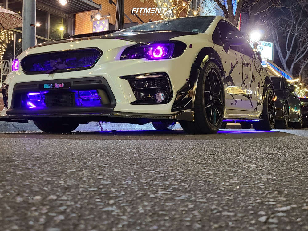 2018 Subaru WRX Limited with 18x8.5 Drag Dr67 and Goodyear 245x40 on ...