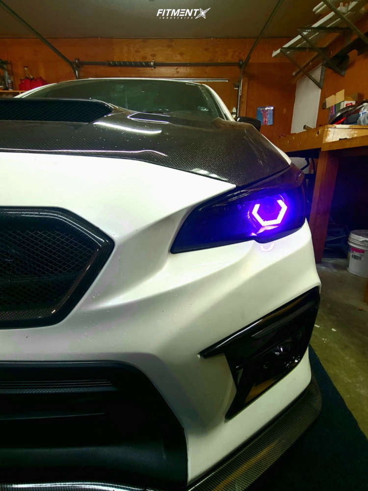 2018 Subaru WRX Limited with 18x8.5 Drag Dr67 and Goodyear 245x40 on ...