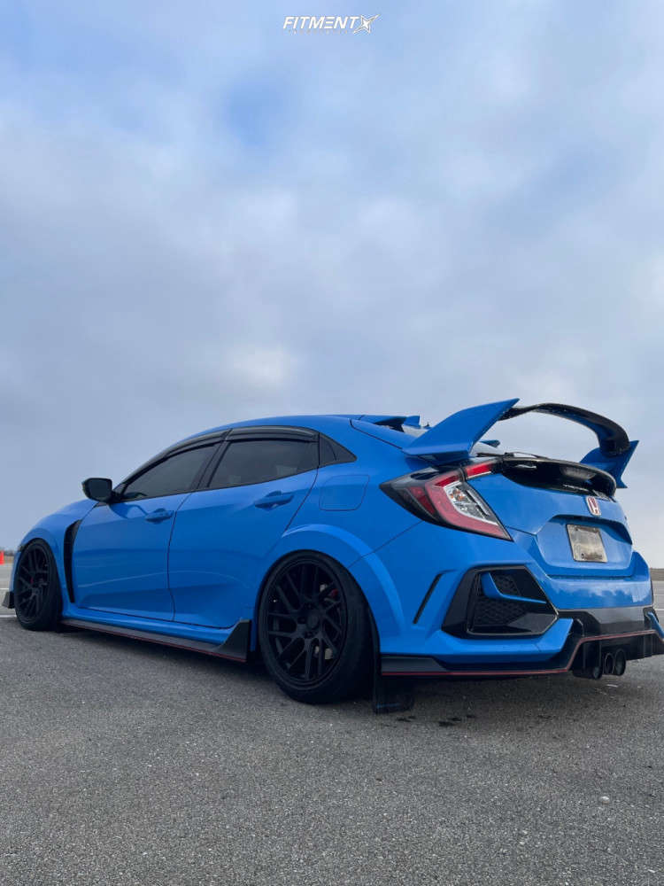 2021 Honda Civic Type R with 18x9.5 Anovia Elder and Vercelli 245x45 on ...
