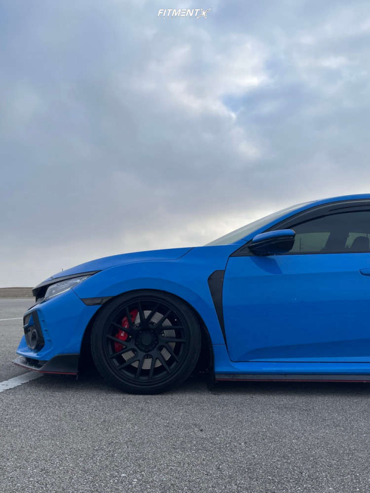 2021 Honda Civic Type R with 18x9.5 Anovia Elder and Vercelli 245x45 on ...