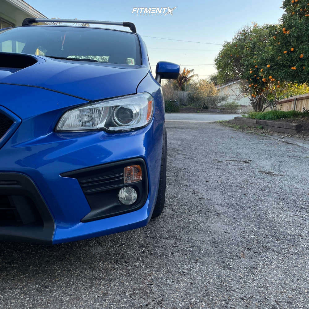 2020 Subaru WRX Base with 17x9 AVID1 Av20 and Dunlop 235x45 on Stock ...
