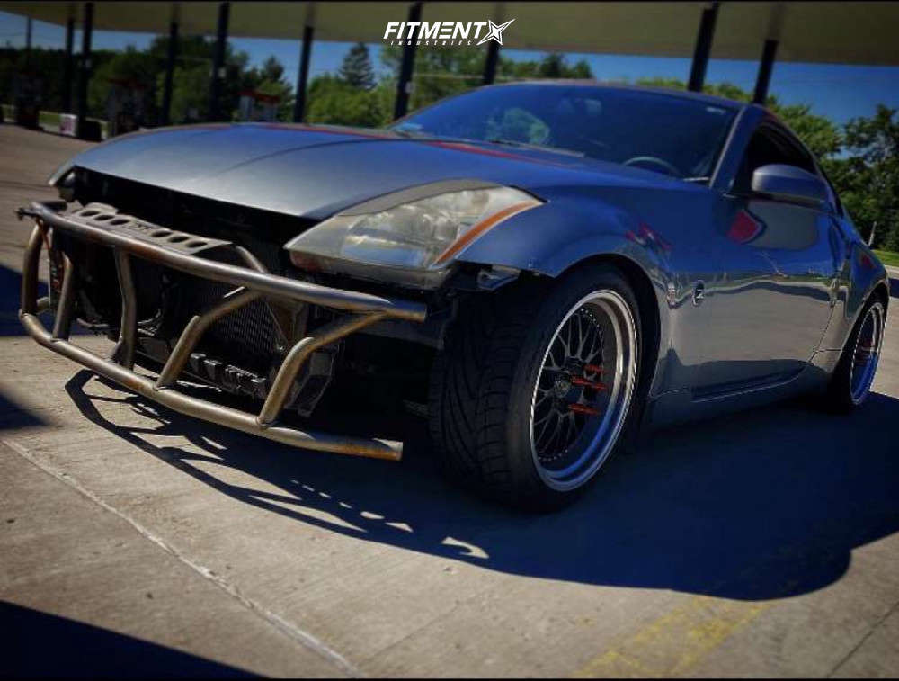 2003 Nissan 350Z Touring with 18x9.5 ESR Sr01 and Nitto 225x45 on ...